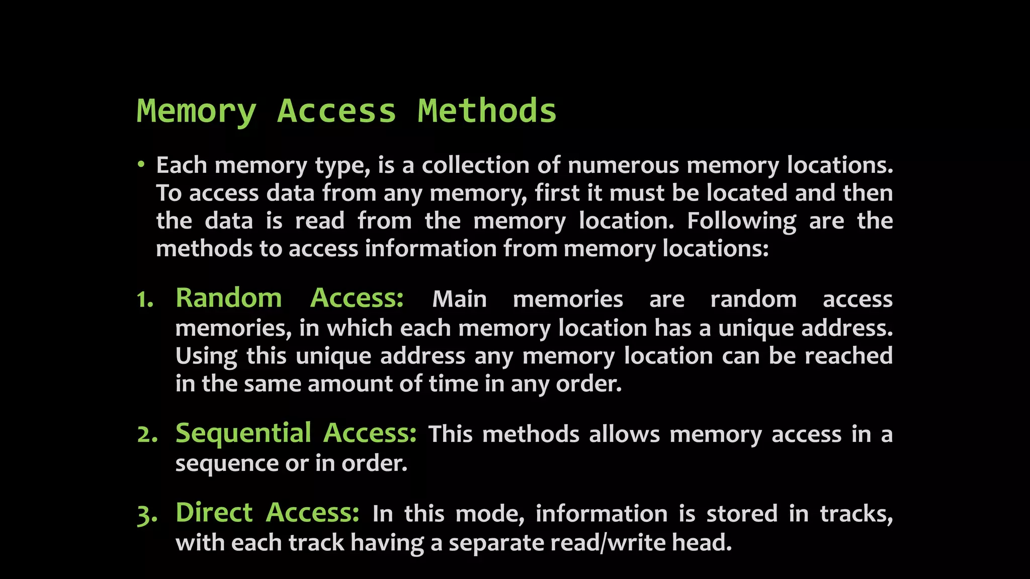 Memory organization in computer architecture | PPT Memory organization in computer architecture | PPT