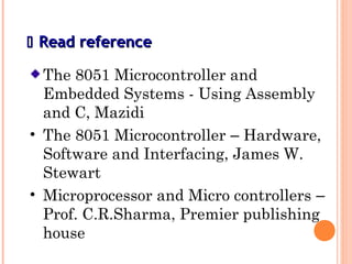 Memory organization of 8051 | PPT