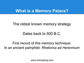 How To Improve Your Memory: The Memory Palace System | PDF