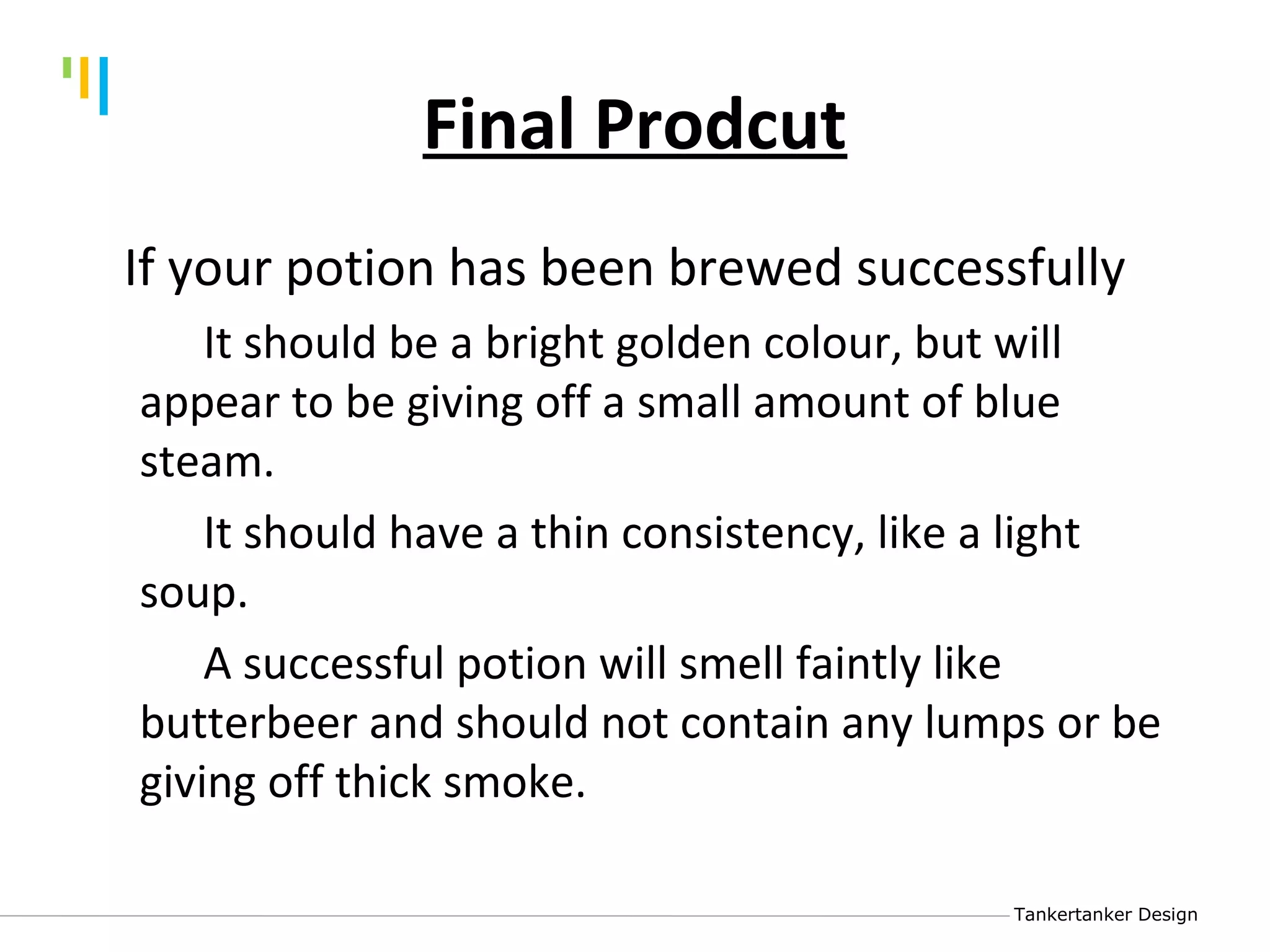 Memory potion project | PPT