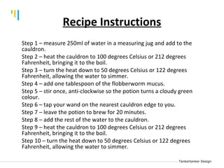 Memory potion project | PPT