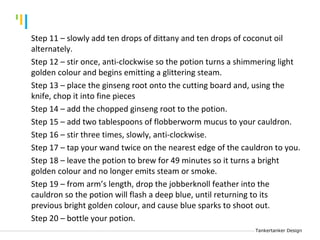 Memory potion project | PPT