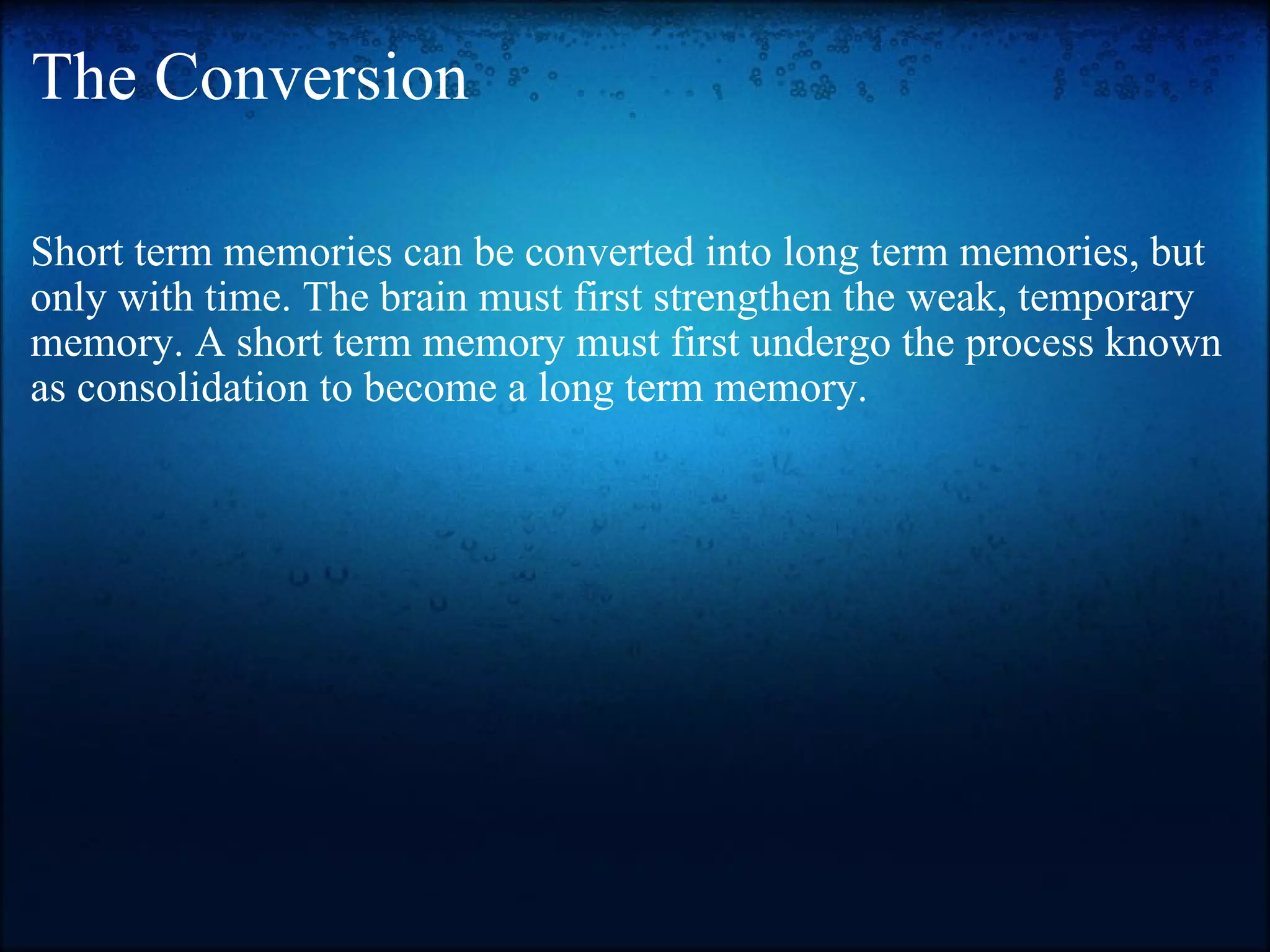 Memory, the types, and how it changes | PPT