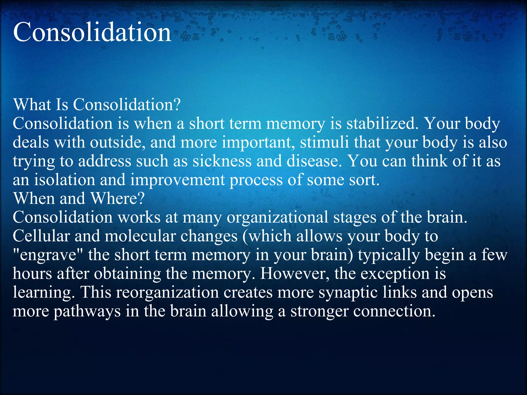 Memory, the types, and how it changes | PPT