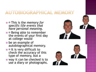 Memory Psychology powerpoint | PPTX