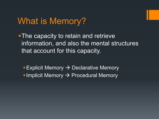 Memory pp | PPTX