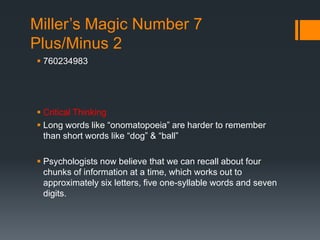 The Nature of Memory | PPTX