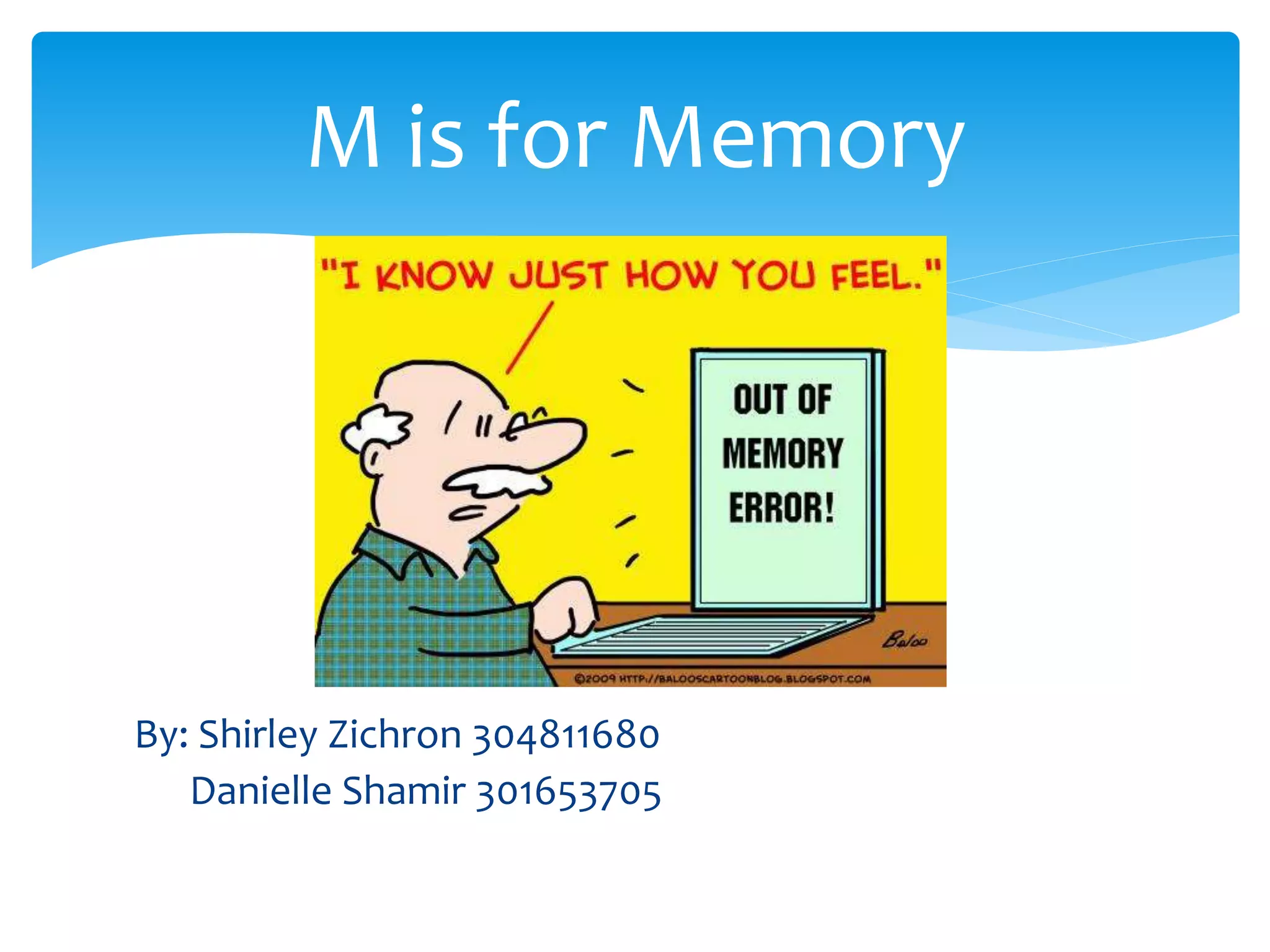 Memory ppt | PPT Memory ppt | PPT
