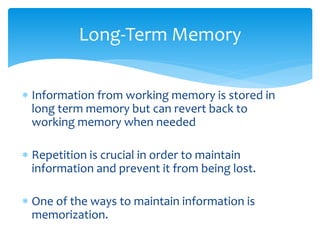 Memory ppt | PPT