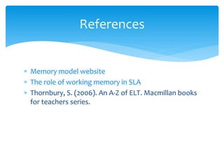 Memory ppt | PPT