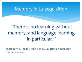 Memory ppt | PPT