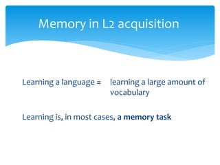 Memory ppt | PPT