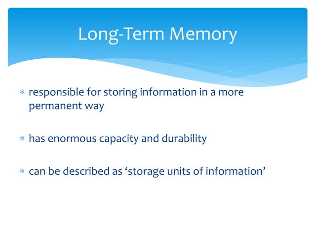 Memory ppt | PPT