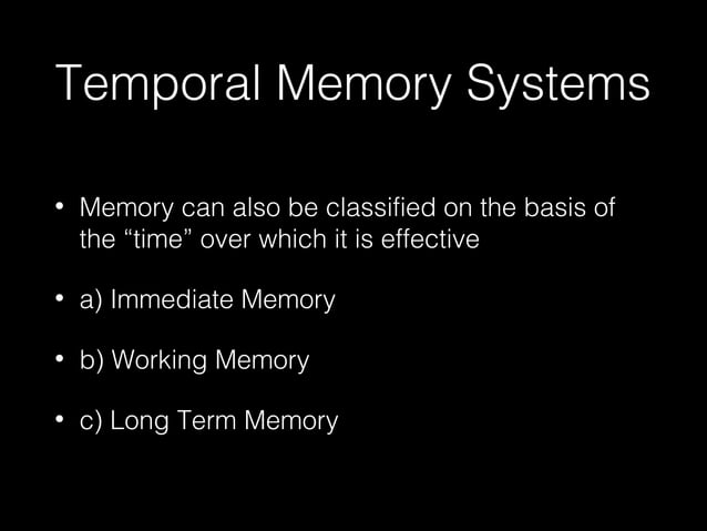 Neurobiology of Memory | PPT | Brain and Nervous System Disorders ...