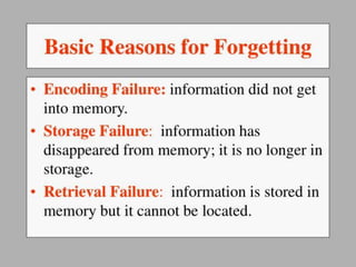 memory and types of memeory ppts sp ed. | PDF