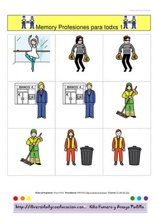 Memory profesiones 1 | PDF
