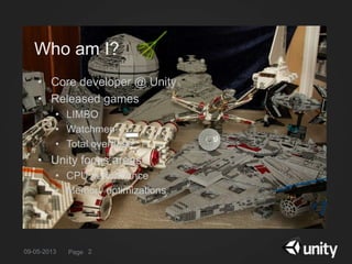 [UniteKorea2013] Memory profiling in Unity | PPTX