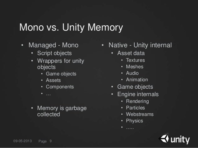 [UniteKorea2013] Memory profiling in Unity : 네이버 블로그
