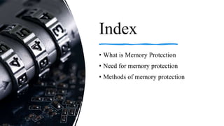 Memory Protection(OS) | PPTX