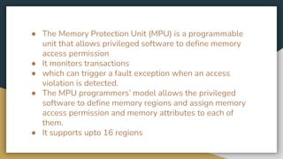 Memory Protection Unit (MPU) (1).pptx