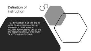 Memory Reference Instructions | PPTX