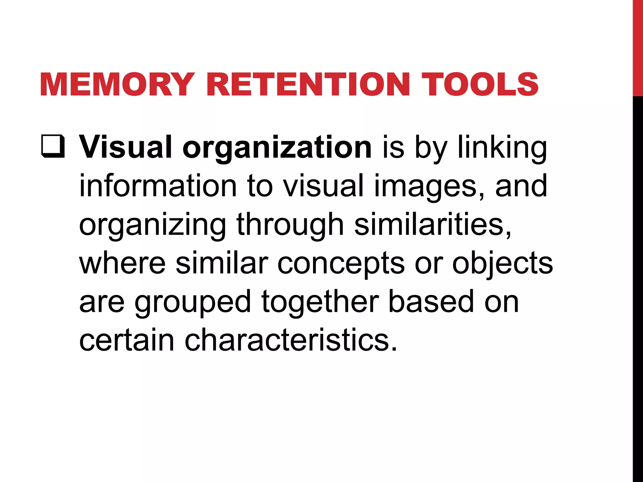 Memory retention and forgetting | PPTX