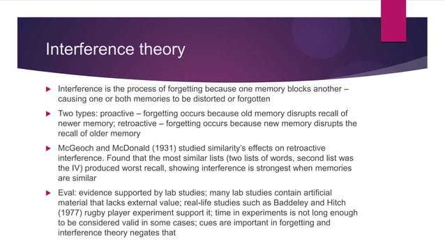 AQA Psychology A Level Revision Cards - Memory Topic | PPTX