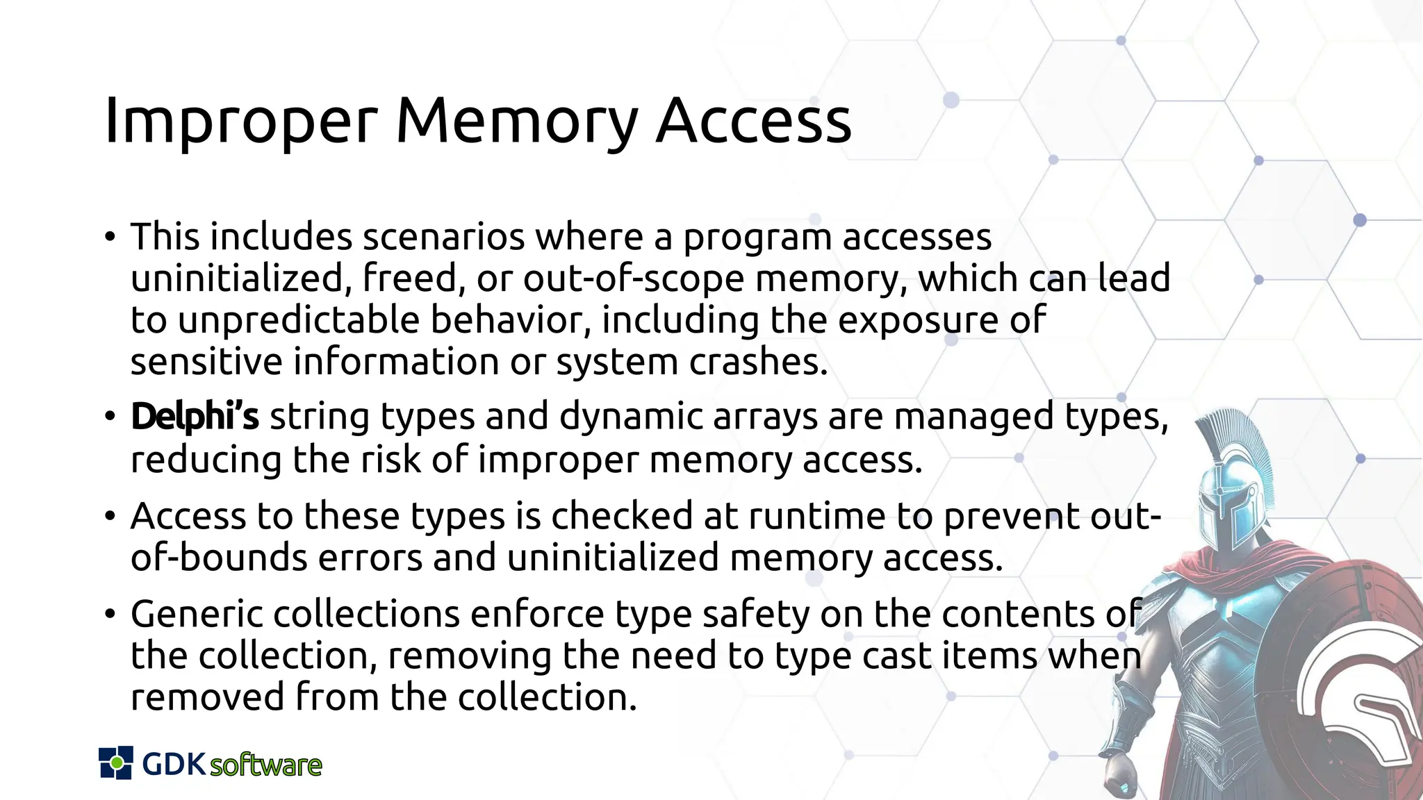 Memory Safety with Delphi - Jim McKeeth - Webinar June 2024 | PDF