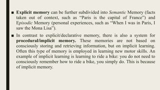 Memory slides | PPT