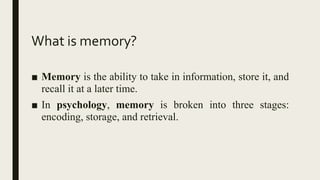 Memory slides | PPT