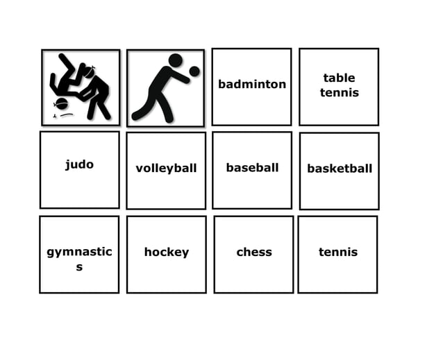 Memory game sports | DOCX