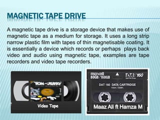 Memory & storage devices | PPTX | Data Storage and Warehousing | Computing