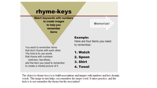 Memory strategies | PPT