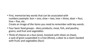 Memory strategies | PPT