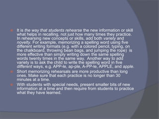 Memory Strategies to Help Students Remember What They See and Hear in ...