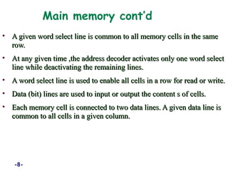 Memory systems n | PPT