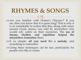 Memory techniques | PPTX