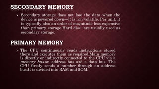 Memory Technology | PPTX