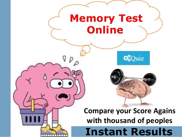 Memory test online