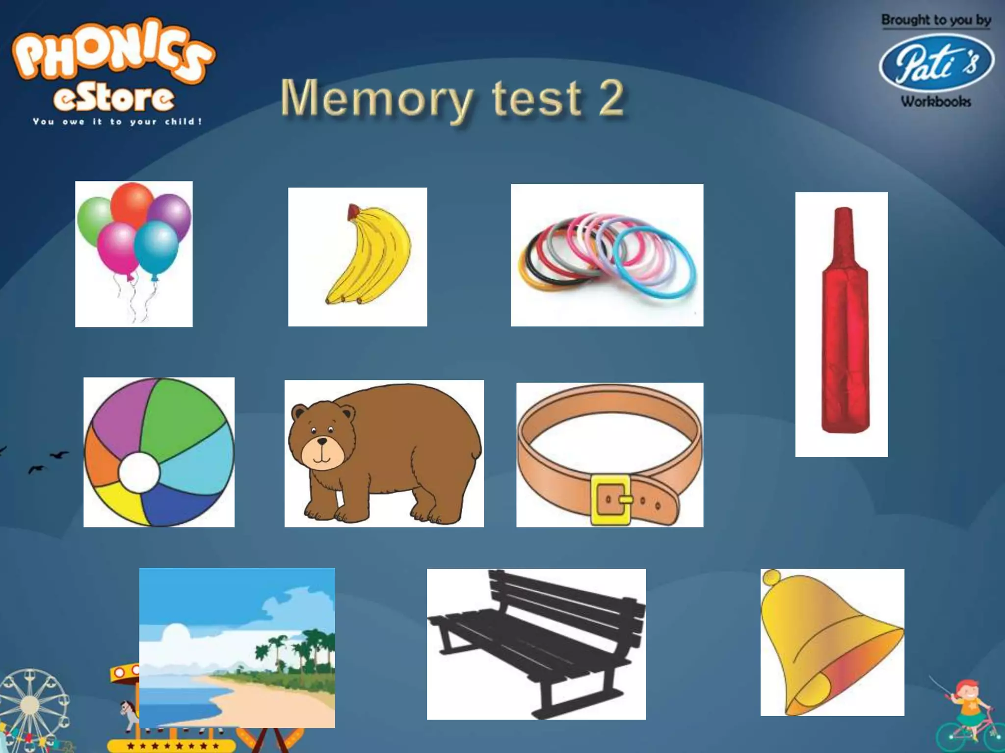 Marrs Preschool Bee - Oral round - Memory Tests | PPT