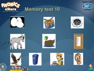 Marrs Preschool Bee - Oral round - Memory Tests | PPT