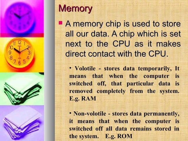 Memory And The Fetch Decode Execute Cycle Ppt