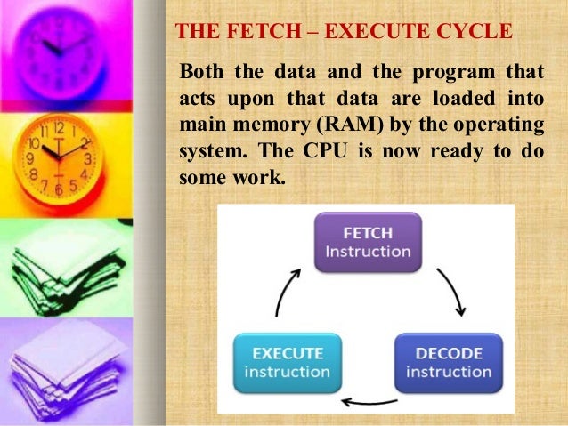 Memory & the fetch decode-execute cycle Memory & the fetch decode-execute cycle
