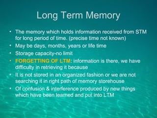 Memory theories | PPT