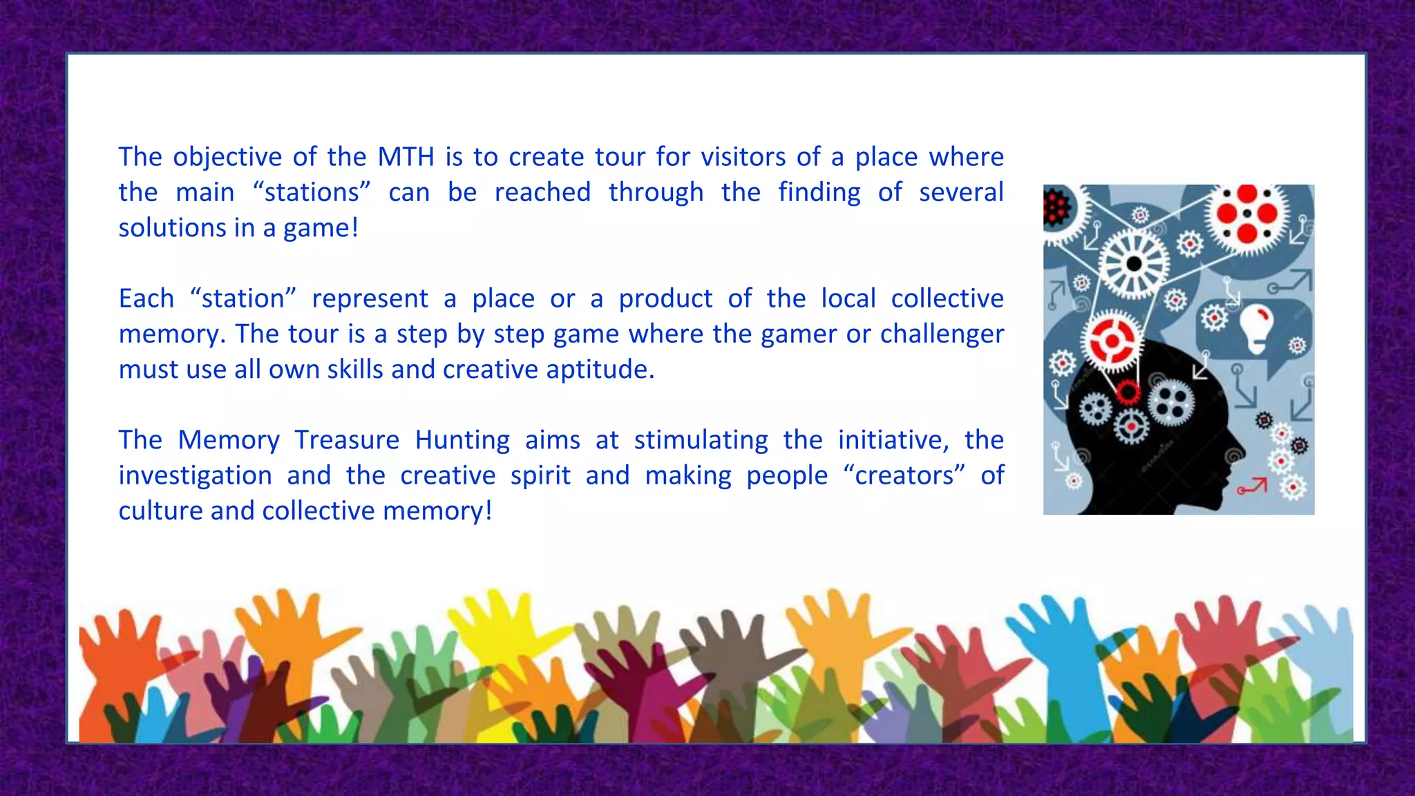 Memory treasure hunt - Memory Project | PPT