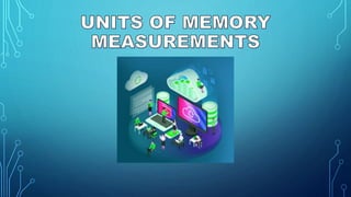 unit of memory measurement Bit, Byte,KB,MB,GB,TB,PB | PPTX