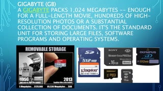 unit of memory measurement Bit, Byte,KB,MB,GB,TB,PB | PPTX