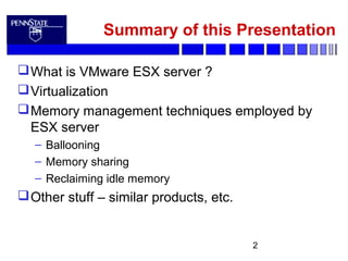 Memory virtualisation | PPT