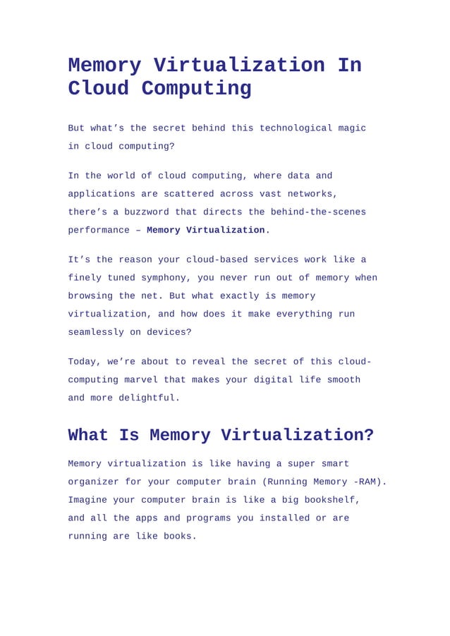 Memory Virtualization In Cloud Computing.pdf