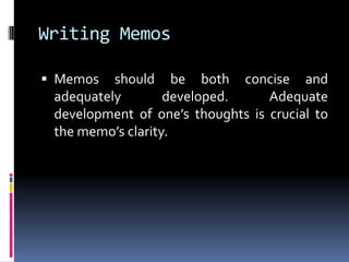 Memos | PPTX